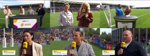 Wales v Fiji Commentators - WR Womens Rugby World Cup - 06/09/2025 - ICDb