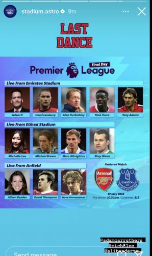 Internet Commentator Database - Who is the commentator for Liverpool v ...